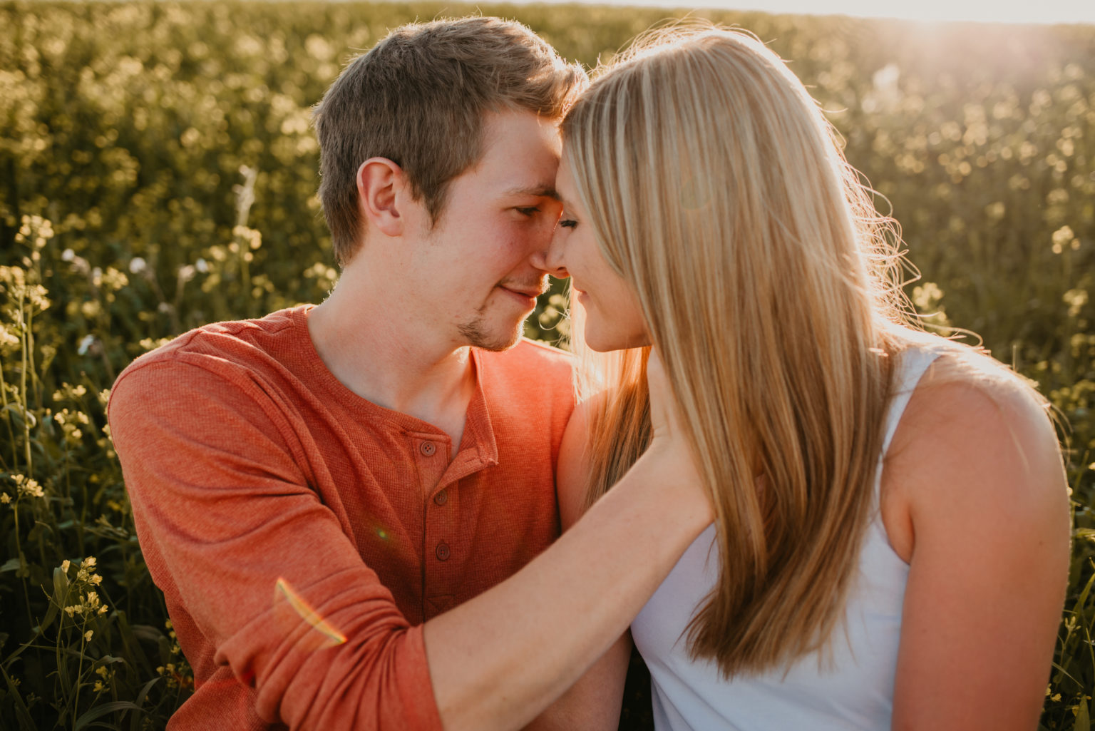 Summer Engagement Session in Sherwood Park - Cora and Conner